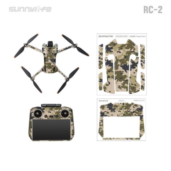 Sunnylife Skin DJI Mini 4 Pro - Camouflage - DroneDepot